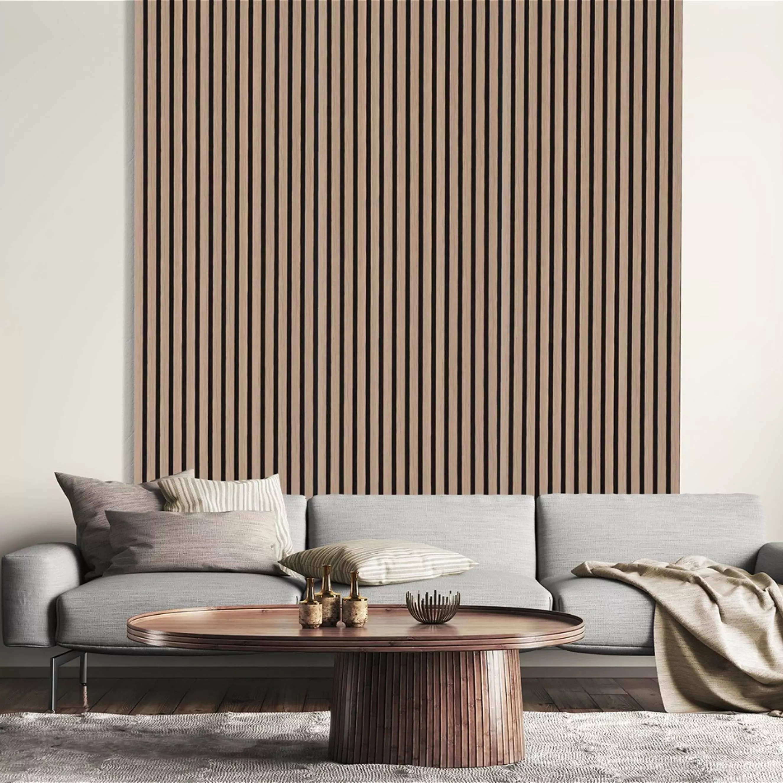 Neuhofer | Akustikpaneele | MDF | Eiche Natur | 3D Wandpaneel ...